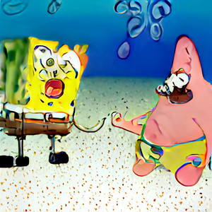 Spongebob Squarepants Squidward Eats Krabby Patty