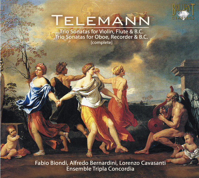 Telemann: Trio Sonatas for Violin, Flute & B.C. - Album by Georg ...