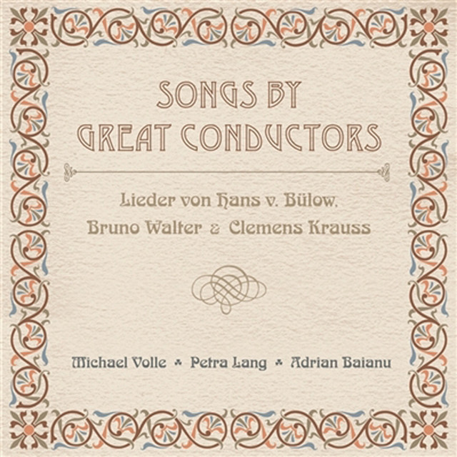 Bulow, H. Von: 5 Lieder / Walter, B.: 3 Lieder Nach Josef Von ...