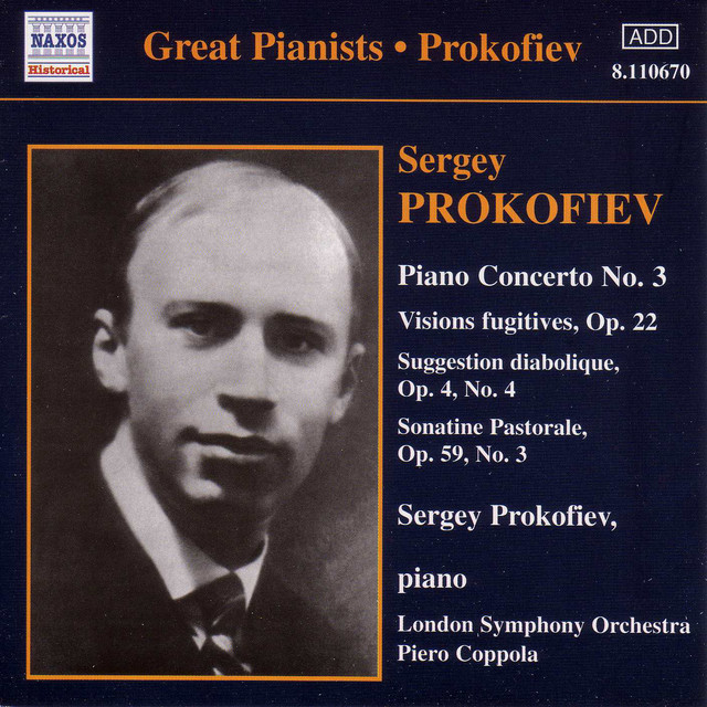 PROKOFIEV: Piano Concerto No. 3 / Vision Fugitives (Prokofiev) (1932 ...