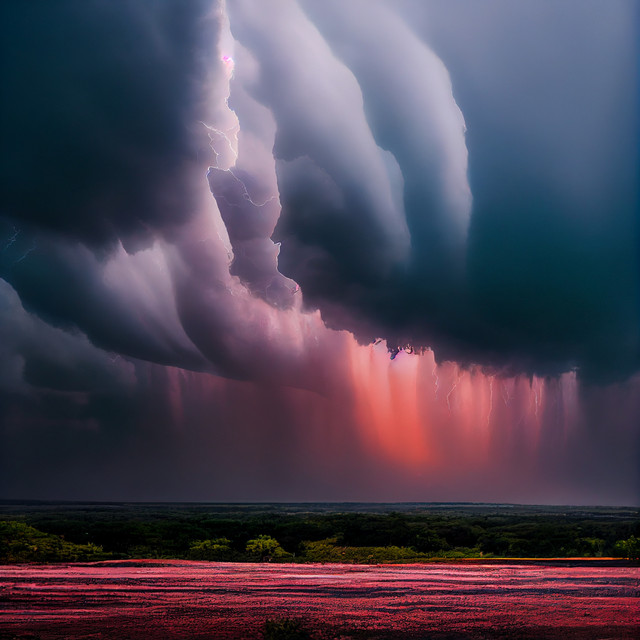 Central Texas Sunset Thunderstorm | natural ambience - Single by Hill ...