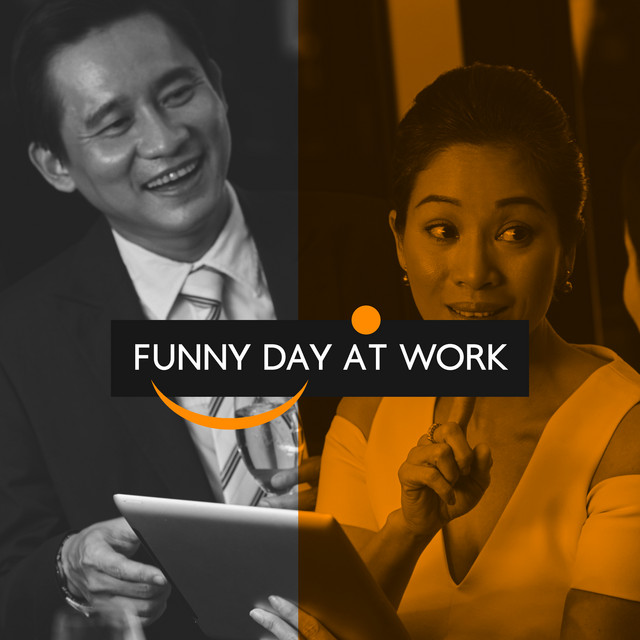 Funny Day at Work – Positive Mood and Jazz Music, Office Cafe, Lunch ...