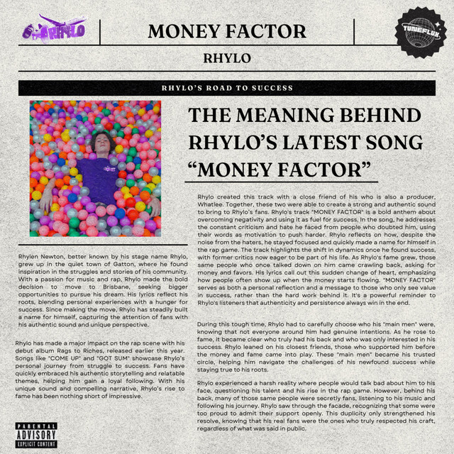MONEY FACTOR - Single by Rhylo | Spotify