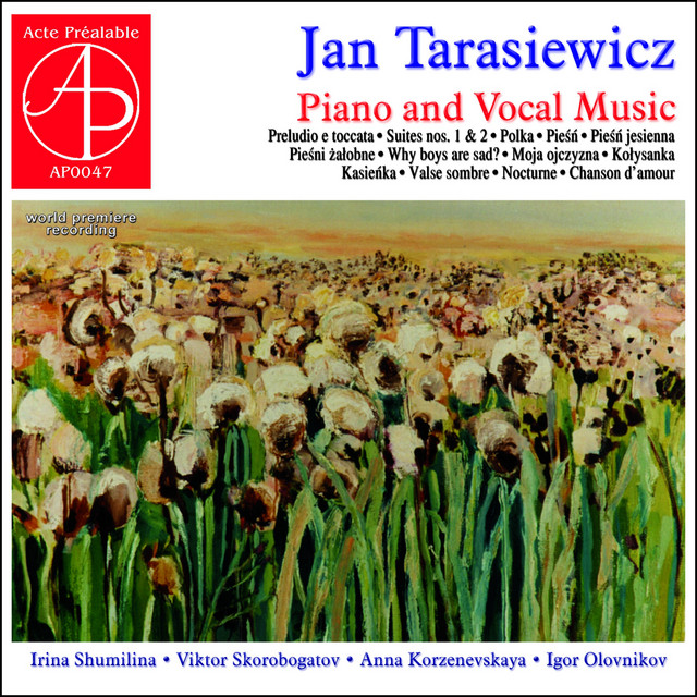 Jan Tarasiewicz: Piano and Vocal Songs - Compilation by Jan Tarasiewicz ...