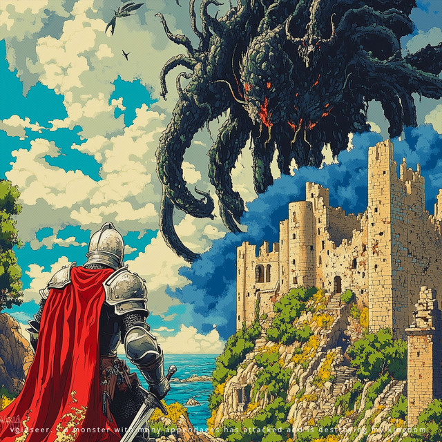 a monster with many appendages has attacked and is destroying my ...
