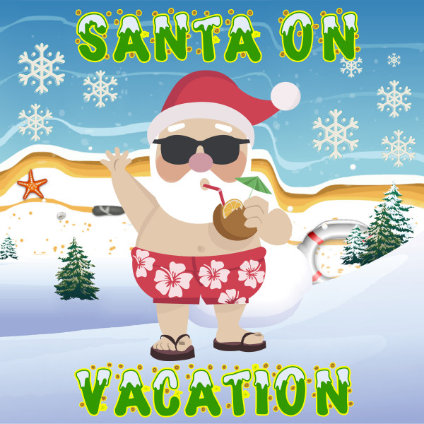 Santa on Vacation by Christmas Santa, Brice Salek