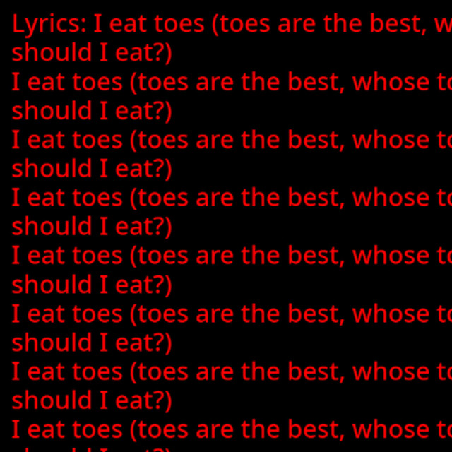 I EAT TOES SONG - Single by Gabs YT! | Spotify