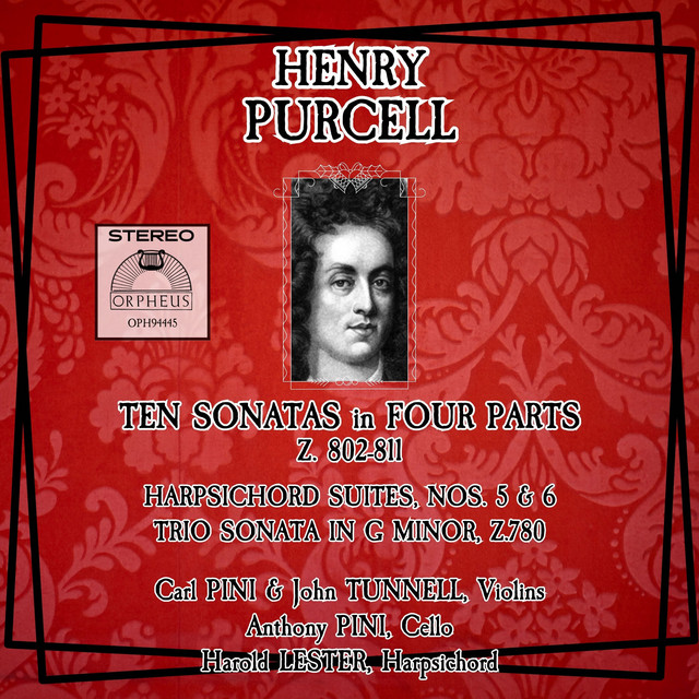 Purcell: Ten Sonatas on Four Parts Z. 802-811, Harpsichord Suites Nos ...