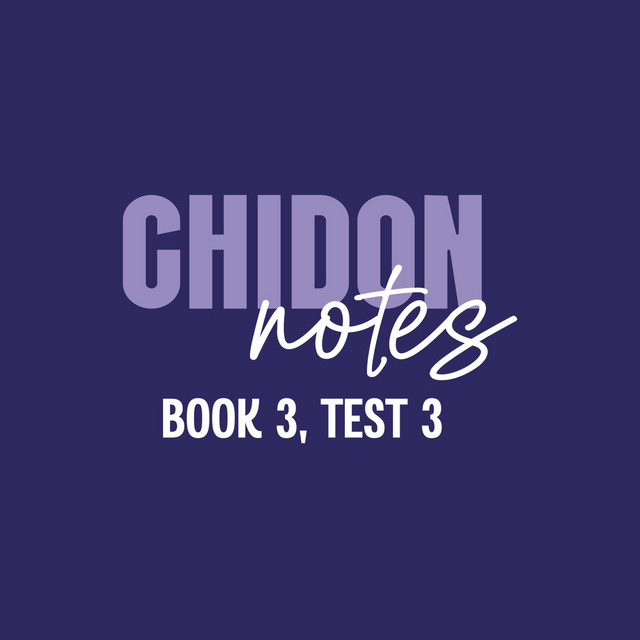 Chidon Notes: Book 3, Test 3 - Album by Chidon Notes | Spotify