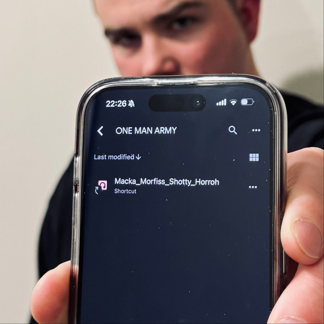 One Man Army - song and lyrics by Macka Morfiss, SHOTTY HORROH | Spotify