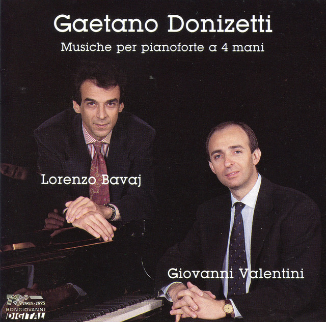 G. Donizetti: Musiche per pianoforte à 4 mani - Album by Pietro Spada ...