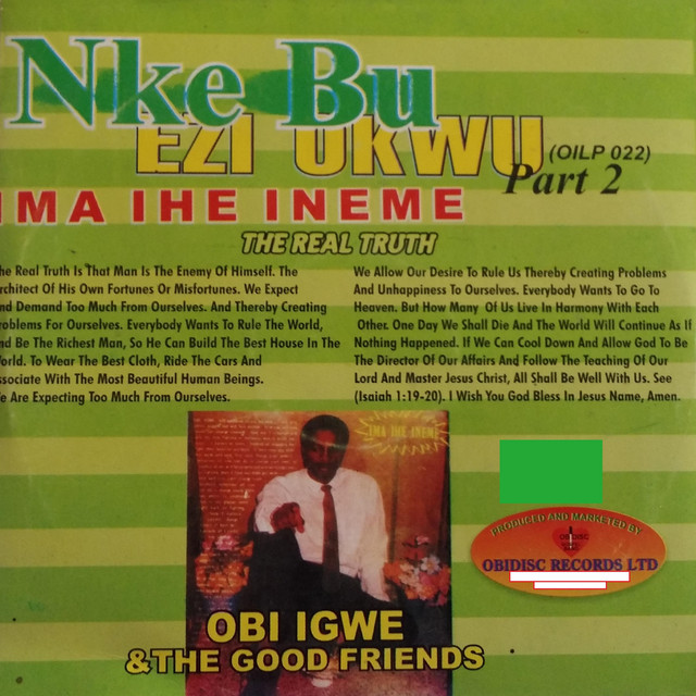 Ihe Ga Ese Okwu Emela Ya - song by Obi Igwe | Spotify