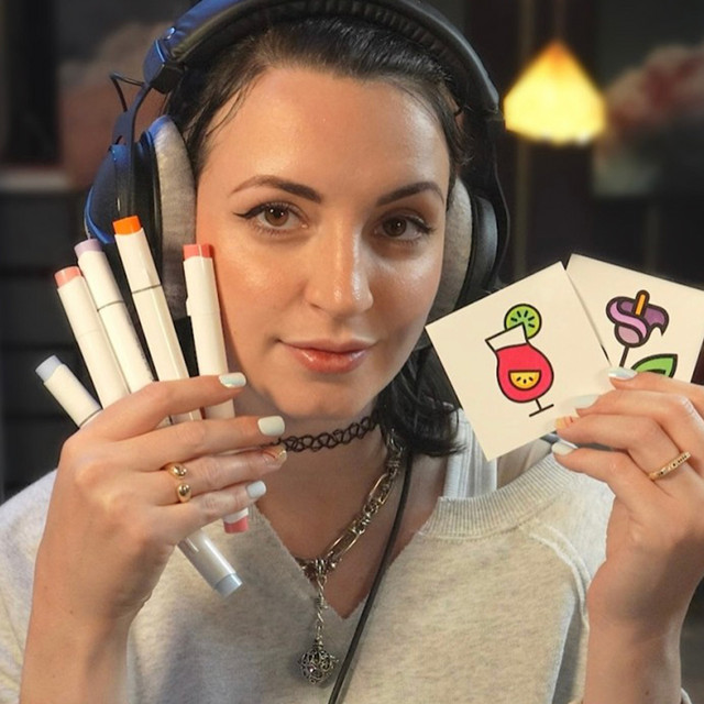 Asmr Satisfying Micro Mini Coloring Book With Markers Whispered