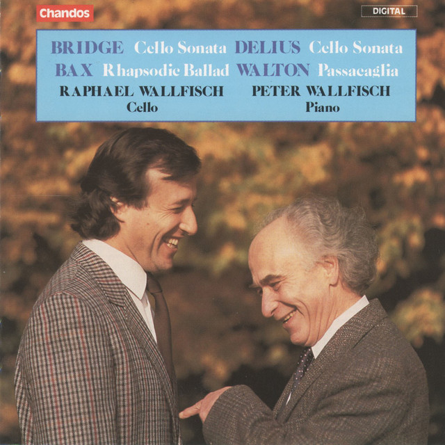 Raphael and Peter Wallfisch play works for Cello by Bridge, Bax, Delius ...
