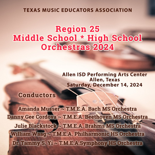 Texas Music Educators Association Region 25 Orchestras 2024 (Live ...