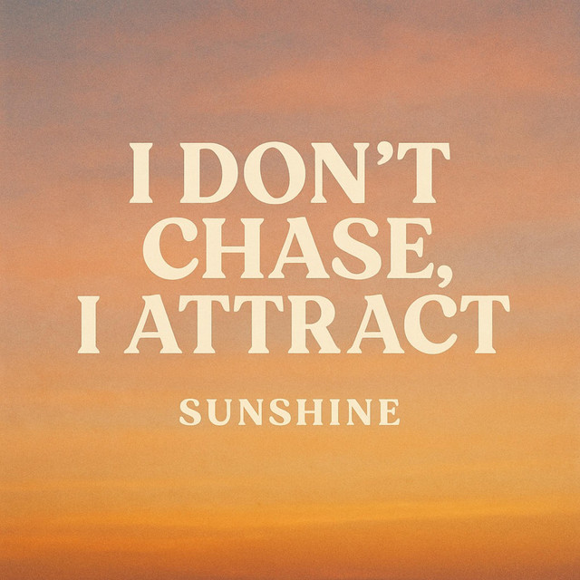 I Dont Chase, I Attract - song and lyrics by Sunshine 313 | Spotify