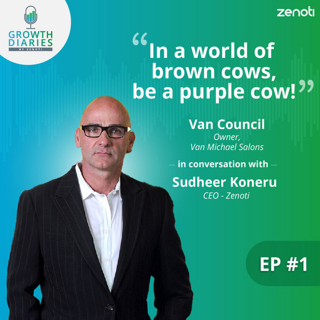 Van Council differentiates his brand using the "purple cow" concept ...
