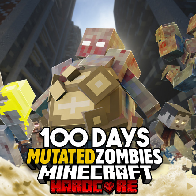 100 Days in a Mutated Zombies Nuclear Fallout in Minecraft Hardcore ...