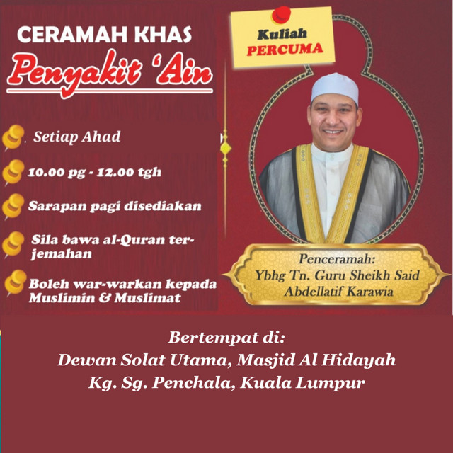 PENYAKIT 'AIN (#7) - Kuliah Sheikh Said Karawia | Podcast on Spotify