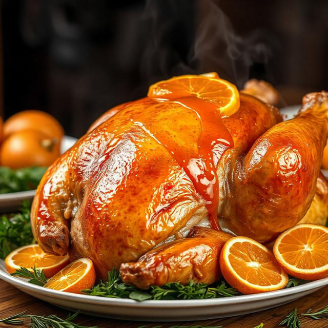 Pavo al Horno con Salsa de Naranja - Sabor y Sazón con Efrén González ...