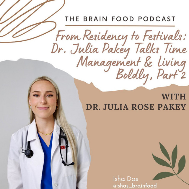 From Residency to Festivals: Dr. Julia Pakey Talks Time Management ...