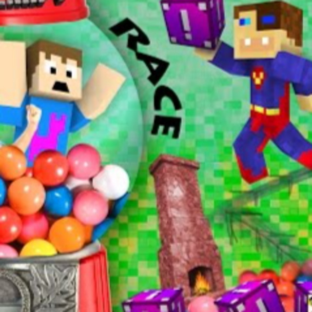 Minecraft Lucky Block Race: Trapped in a Gumball Machine! - FGTeeV ...