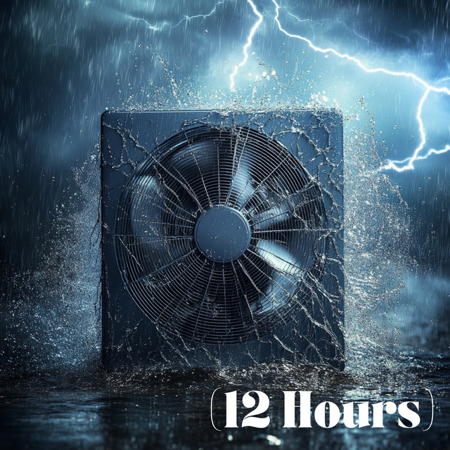 Box Fan Running in Rain & Thunderstorm | Sleep Sound (12 Hours) - White ...
