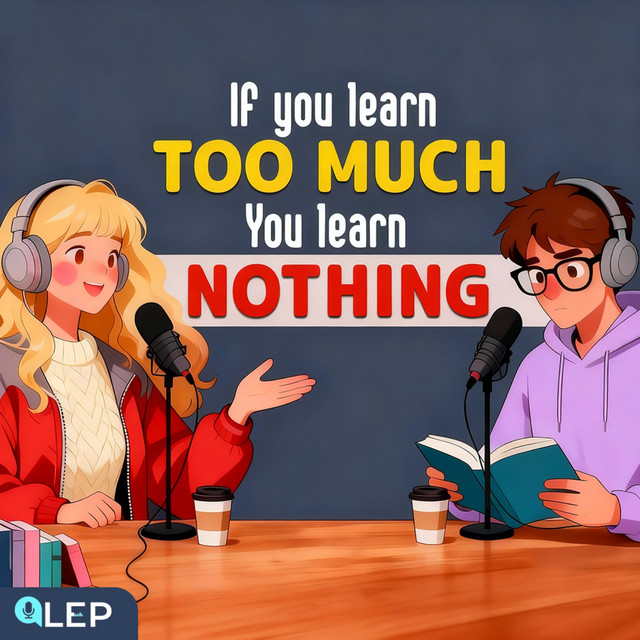 If You Learn Too Much, You’ll Learn NOTHING - LEP - Learn English ...