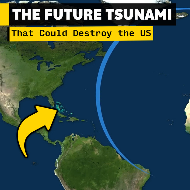 Mega Tsunami East Coast Map