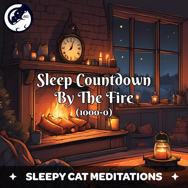 Deep Sleep Countdown (1000-0) Meditation with Fireside Ambience ...