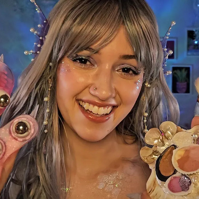 ASMR Skincare and Makeup at the Mermaid Spa 🧜‍♀🫧 (layered sounds ...