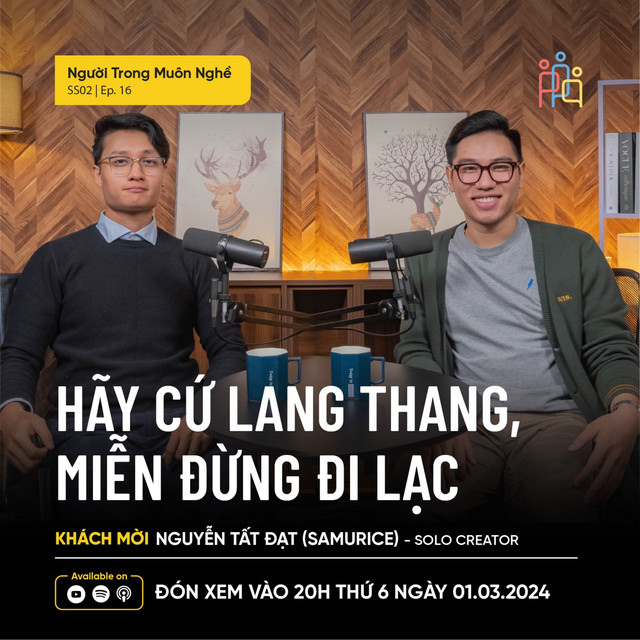 Hãy Cứ Lang Thang, Miễn Đừng Đi Lạc | Nguyễn Tất Đạt | Samurice ...