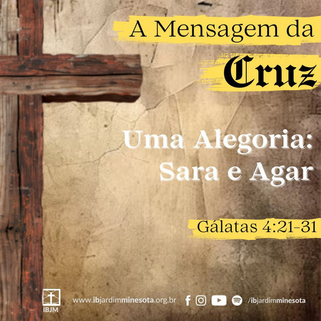 Uma Alegoria: Sara e Agar (Gálatas 4:21-31) | Alex Daher (08/06/2025 ...