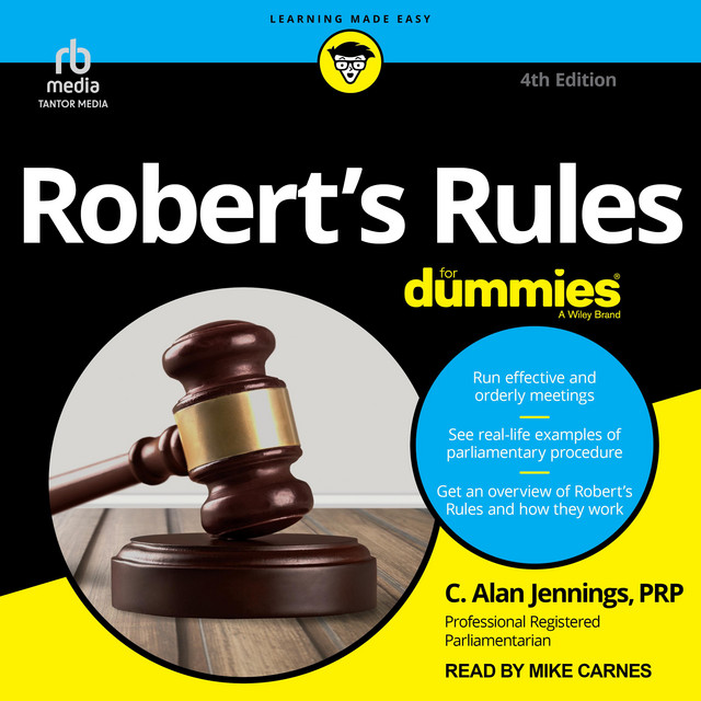 Robert s Rules For Dummies 4th Edition Audiobook On Spotify