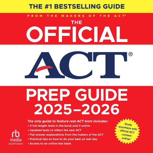 The Official ACT Prep Guide 2025-2026: Book + Online Course | Audiobook ...