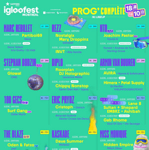 IGLOOFEST 2024, MONTRÉAL - playlist by Vincent Bienvenu | Spotify
