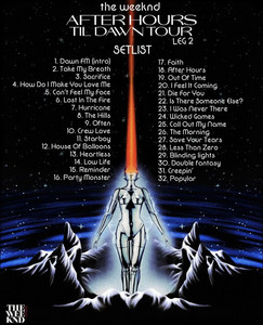 After Hours Until Dawn leg 2 - playlist by Copito | Spotify