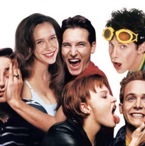 stereotypical hanging out with your friends scene from a 90s movie ...